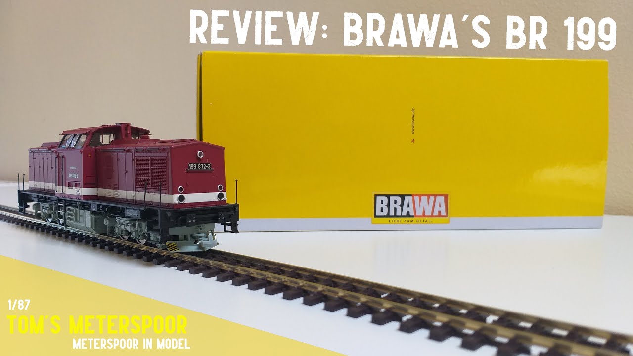 Brawa's BR 199.8 "Harzkamel" met sound | 41275 | H0m - YouTube
