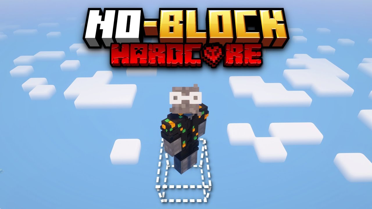 100 Días en NO-BLOCK en Minecraft Hardcore - YouTube