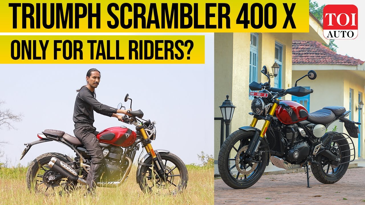 Triumph Scrambler 400 X: How easy is it to ride? | TOI Auto - YouTube