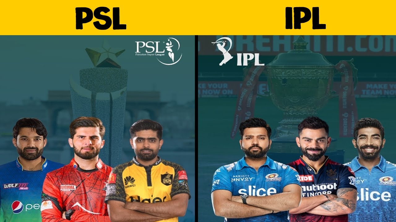 IPL vs PSL Comparison | Pakistan Super League VS Indian Premier League ...
