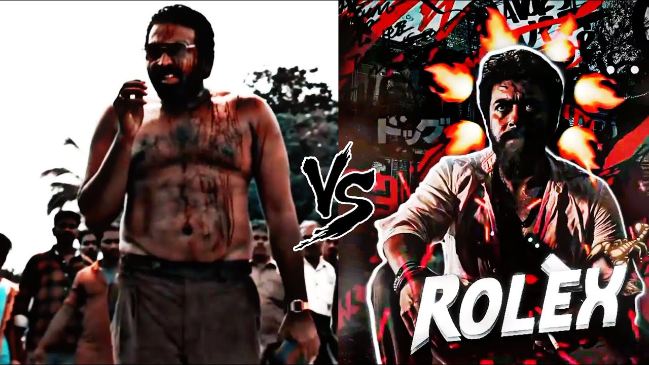 SANTHANAM 👿 VS ROLEX 😈 VILLAINS #vikram #rolex #santhanam # ...