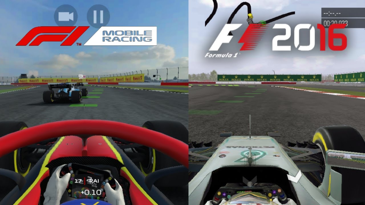 F1 Mobile Racing 2019 vs F1 2016 - YouTube