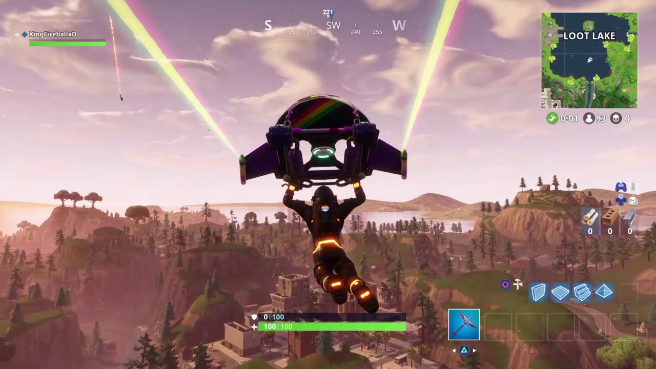 Retro Sci-fi Skydive! | Fortnite - Battle Royale - Walkthrough Part 18 ...