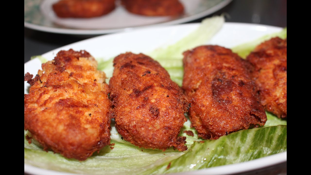 Cheesy Potato Croquettes with bacon - YouTube