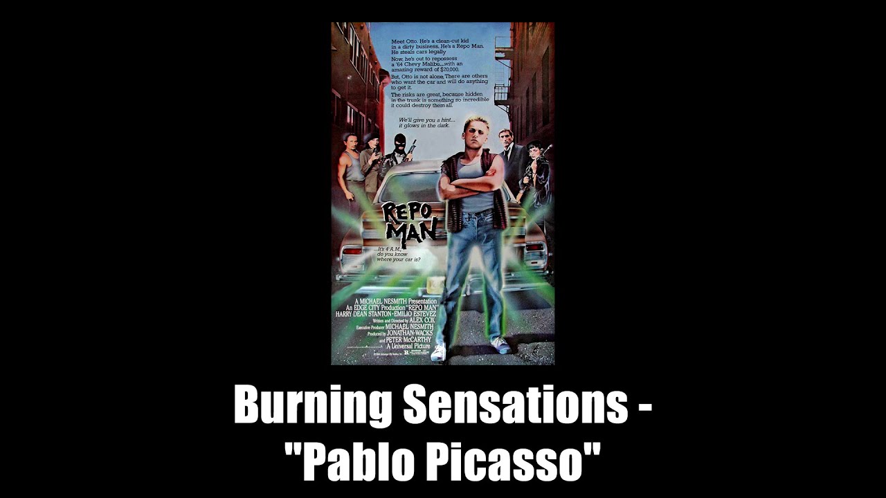 Repo Man (1984) | Burning Sensations - "Pablo Picasso" - YouTube