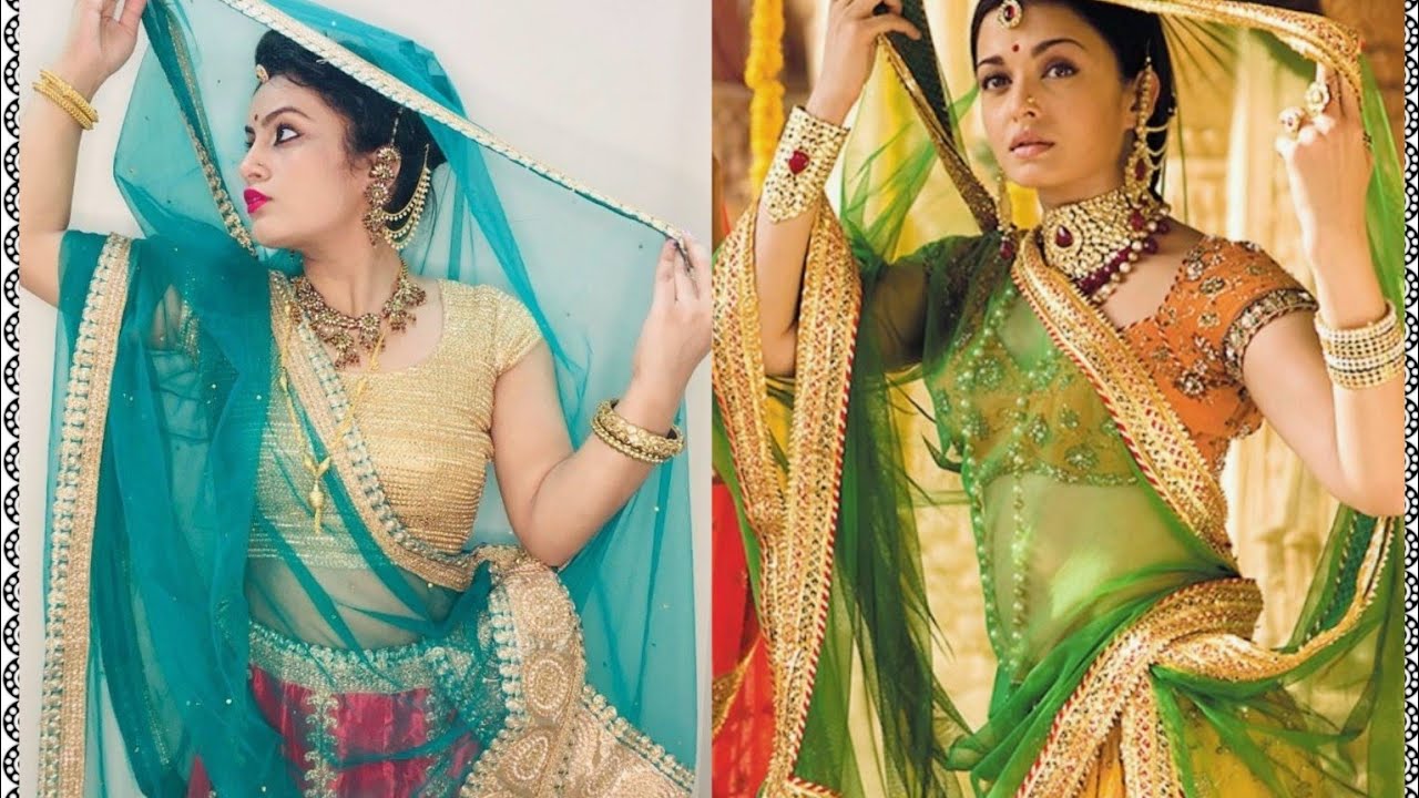 Aishwarya Rai Inspired Jodha Akbar look | Nehal pathak - YouTube
