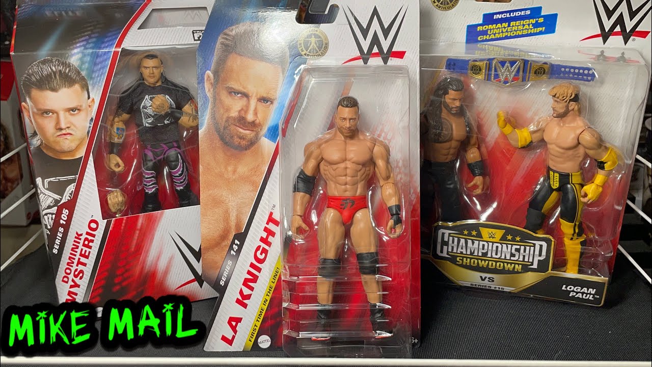FIRST EVER WWE LA KNIGHT ACTION FIGURE!!! {MIKE MAIL#77} - YouTube