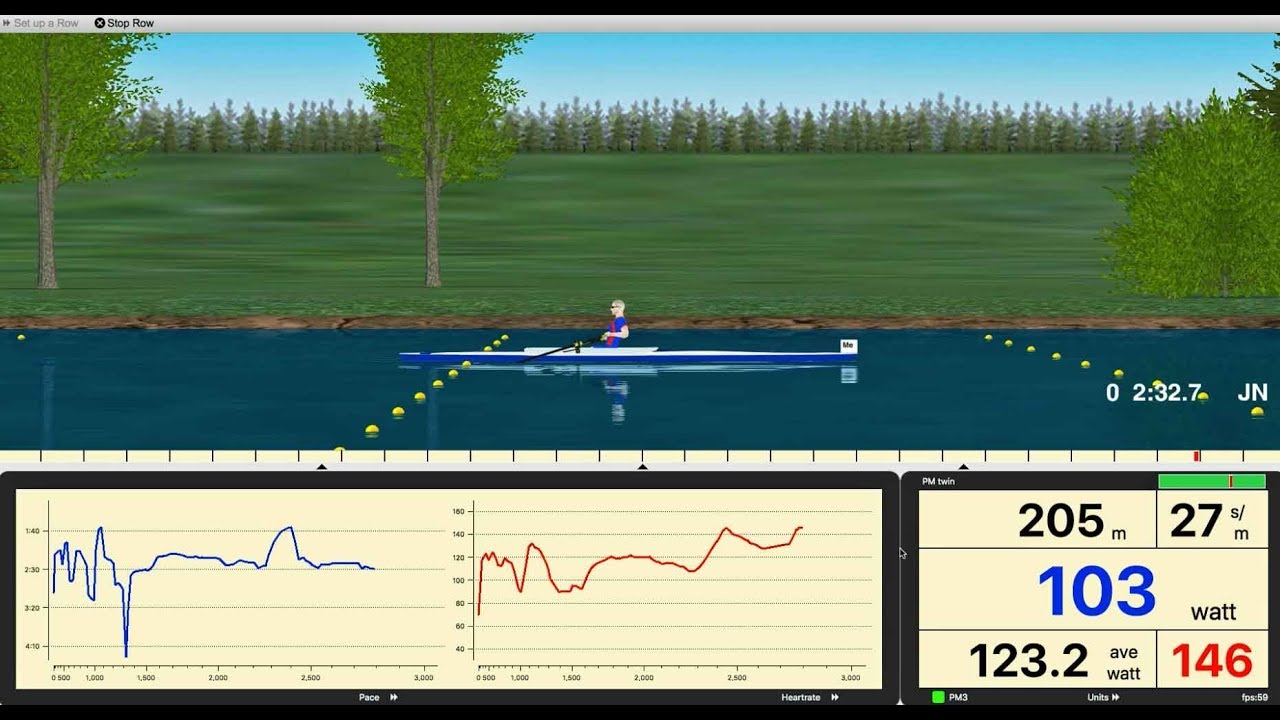Indoor Rowing 3K with a tacky finish 04282018 - YouTube