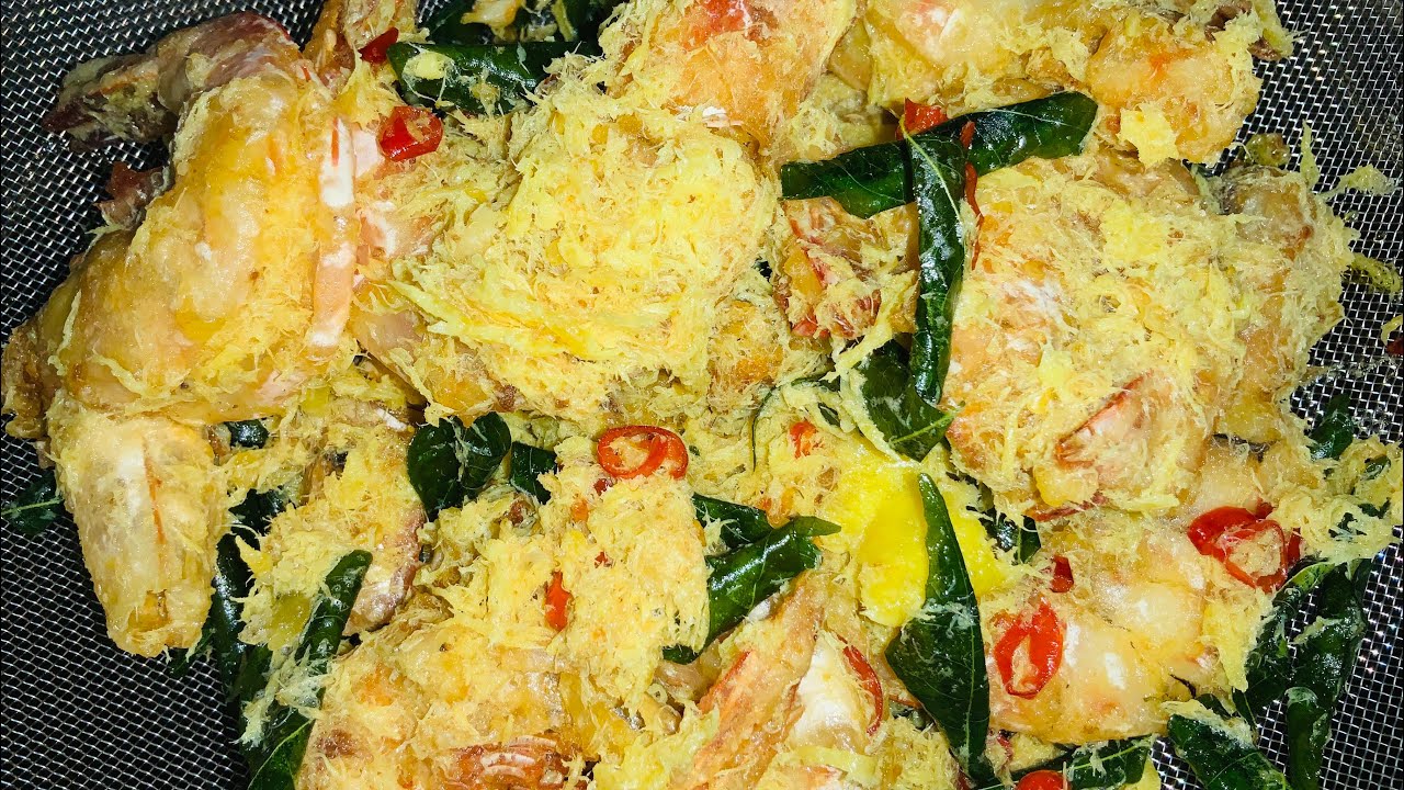 Resepi Udang Goreng Mentega Sarang Telur Butter Prawns with Egg Floss ...