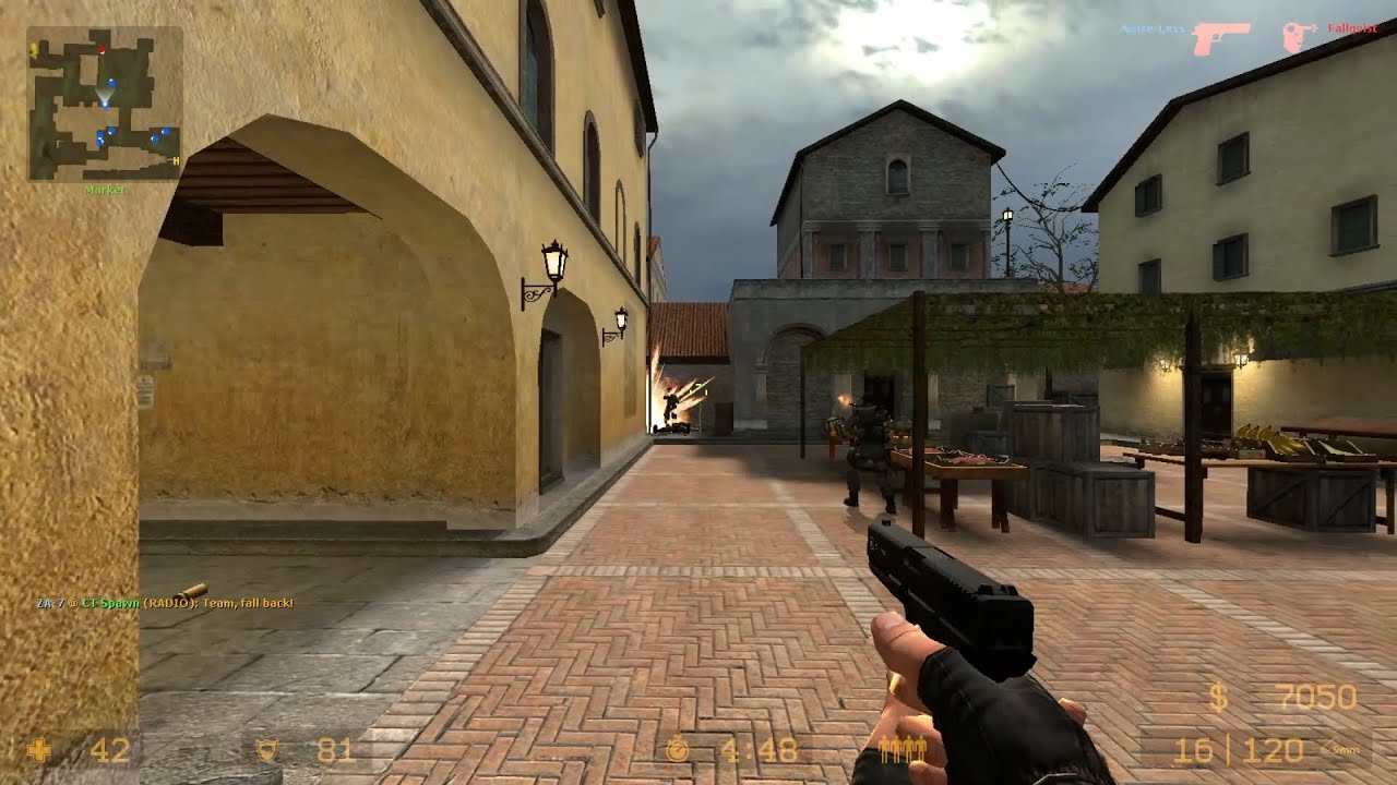 Counter Strike Source v92 - Pistols Only [ITALY] [vs BOTS] 2023 - YouTube