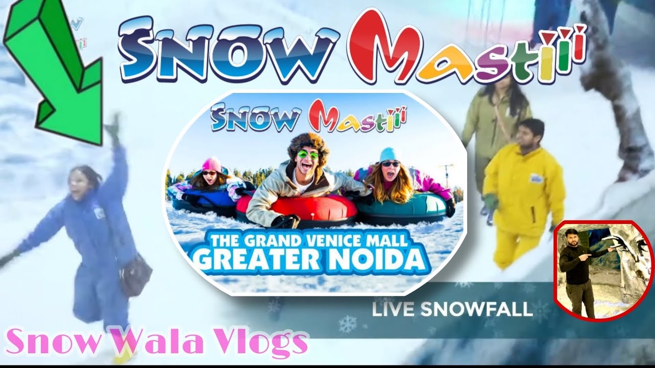 Snow Masti Ticket Price || The Grand Venice Mall ☃️⚡ - YouTube