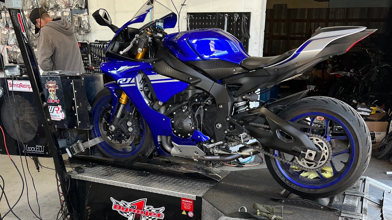 2017 YAMAHA R1 DYNO TUNE [HUGE GAINS] - YouTube