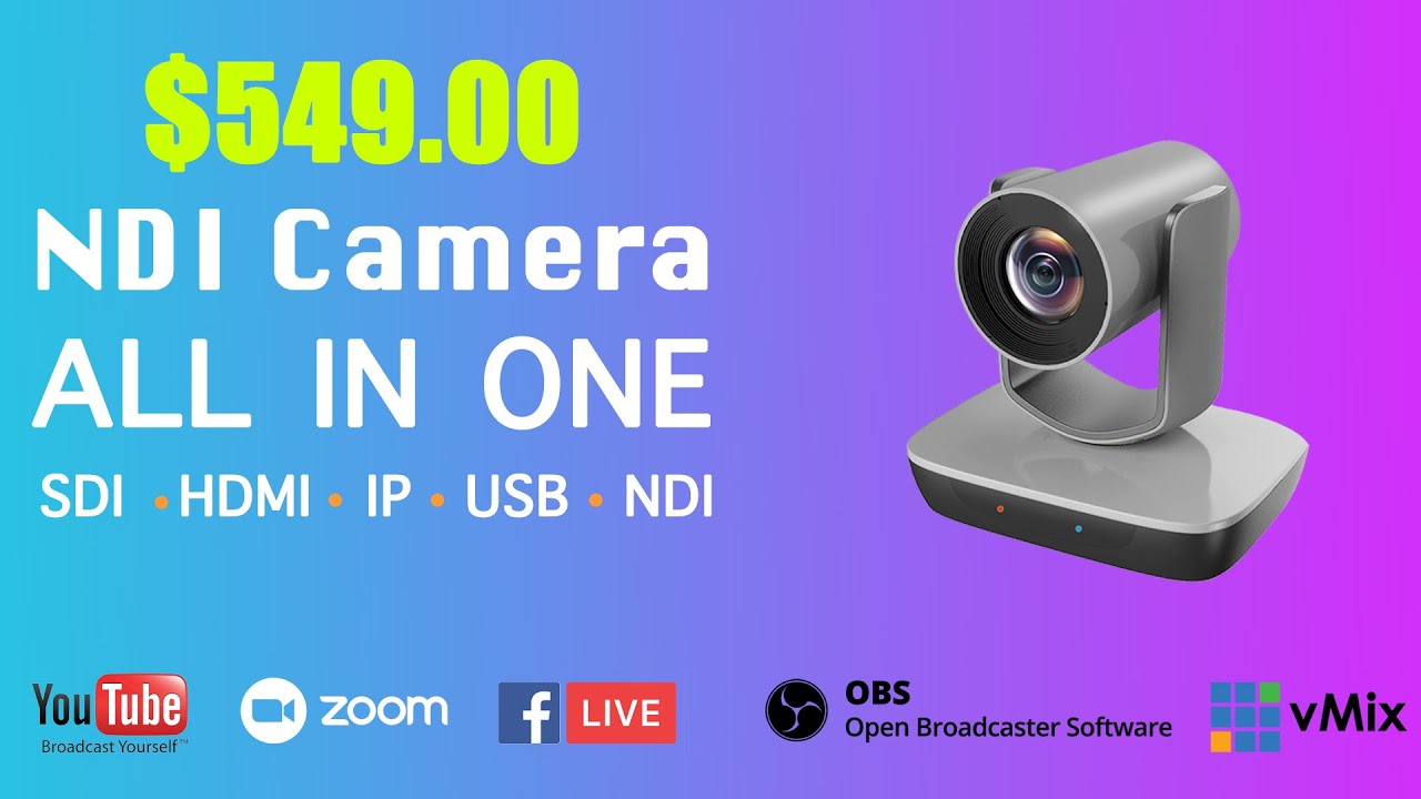 AVKANS NDI Camera Settings with OBS (AV-E20-NDI). #ndi #ptzcamera # ...