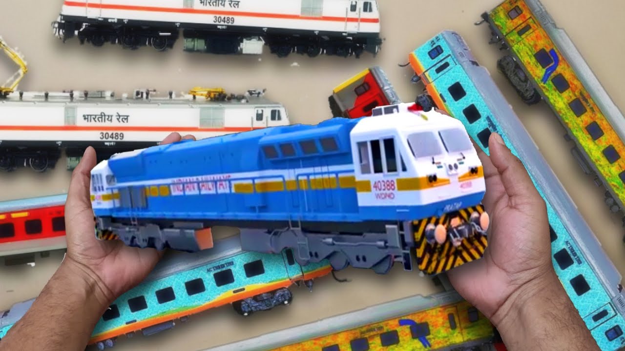 HOME MADE TRAIN LOCOMOTIVE OF INDIAN RAILWAYS || TOY TRAIN | Ho scale ...