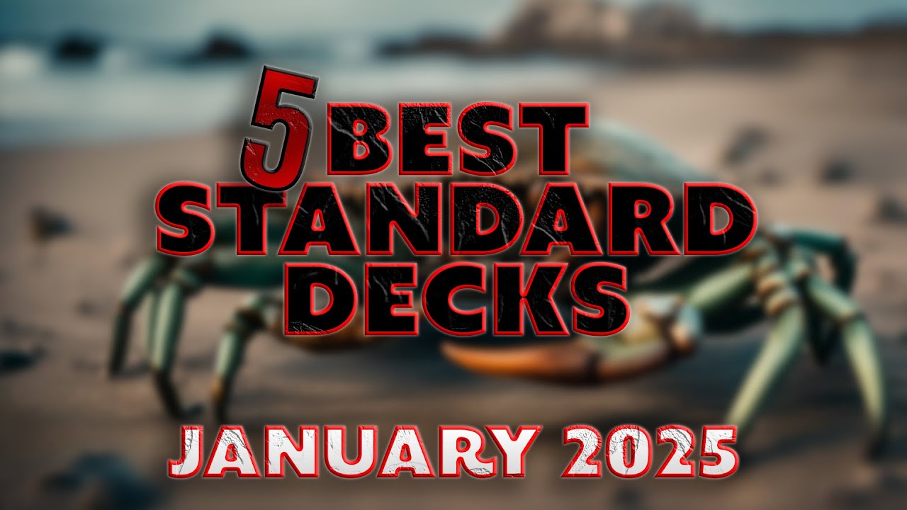 5 BEST MAGIC THE GATHERING STANDARD DECKS - JANUARY 1 2025 - YouTube