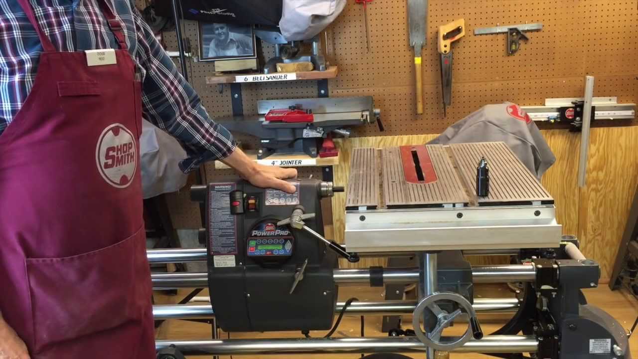 Shopsmith overhead router introduction II 9-17-15 - YouTube
