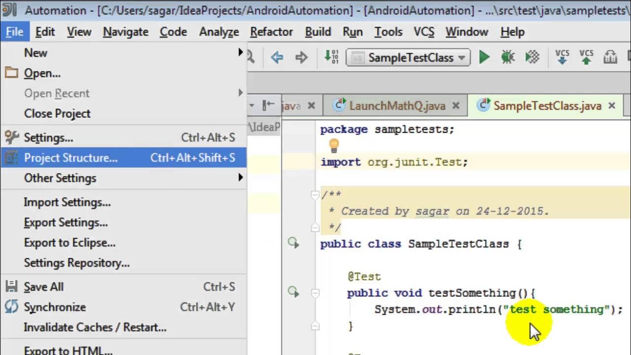 How to change java version in intellij IDEA - YouTube