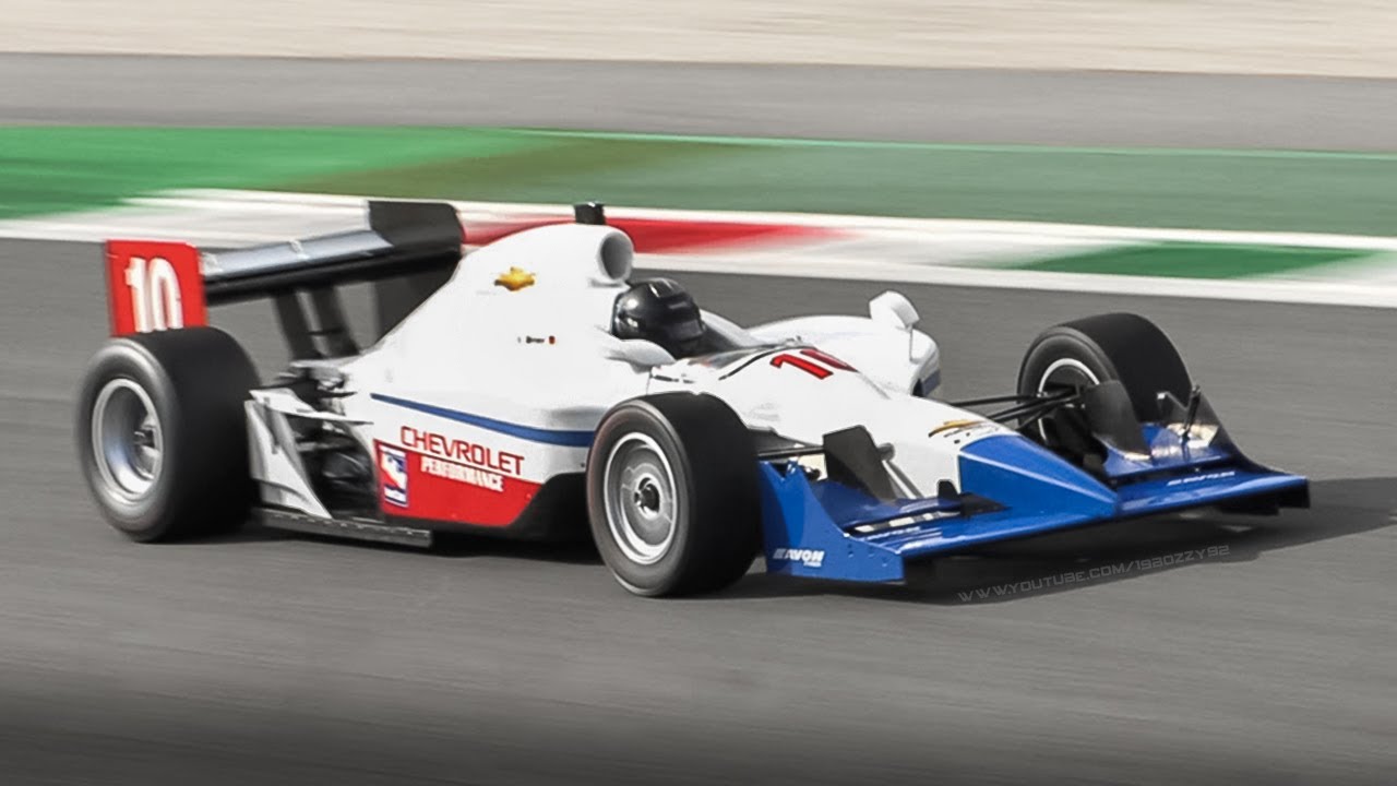 Dallara IR-03/05 IndyCar at Monza Circuit: Chevrolet Flat-Plane Crank ...