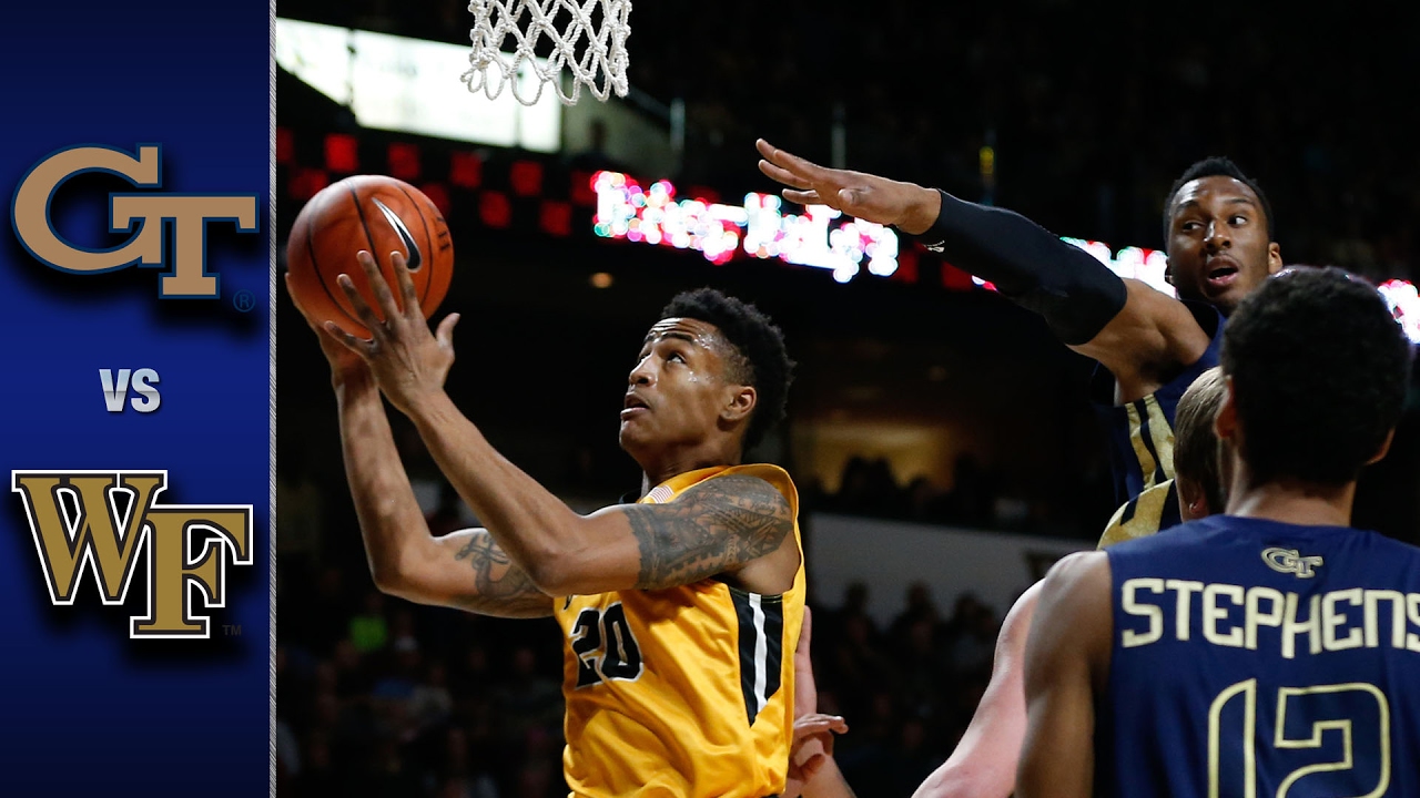 Georgia Tech vs. Wake Forest Men's Basketball Highlights (2016-17 ...