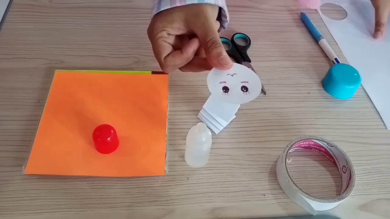 Membuat Origami pop up Rabbit. - YouTube