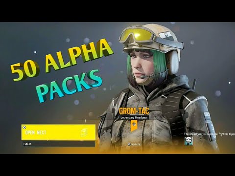 50 Alpha Pack Opening! - Rainbow Six Siege - YouTube