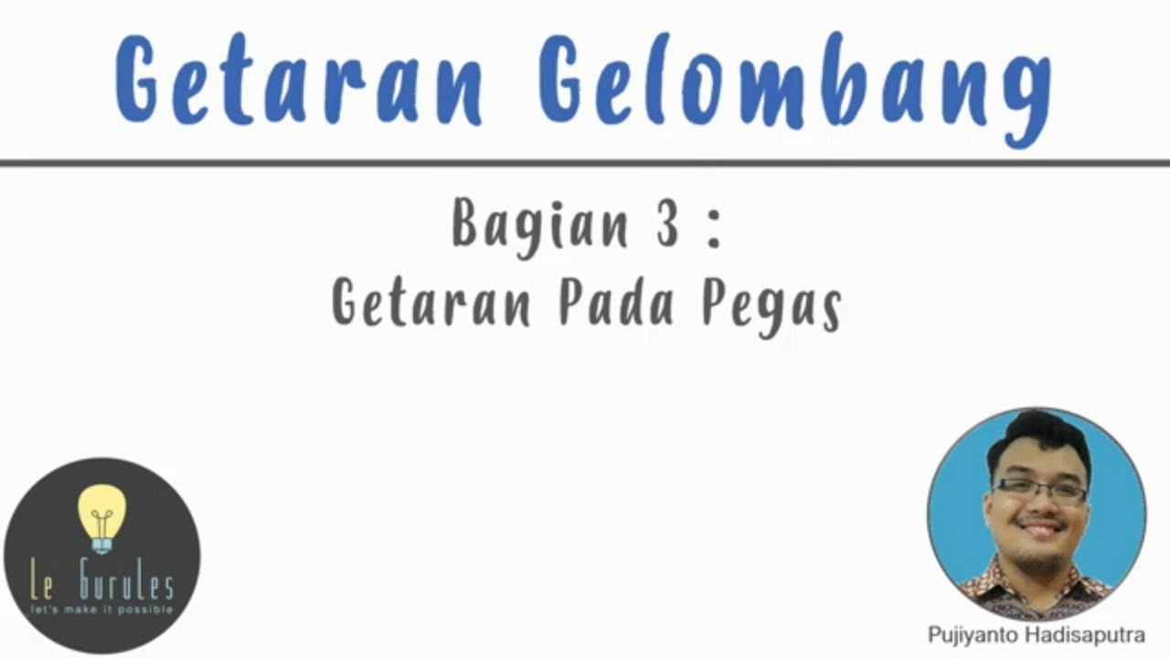 Frekuensi Getaran Pegas, Rumus Getaran Pada Pegas - Part 3 Getaran dan ...