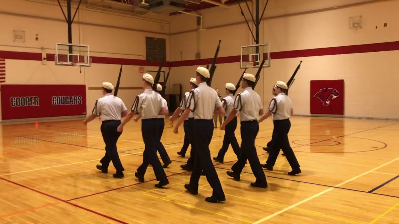 TWHS AFJROTC Drill Team Varsity Armed Regulation 2018-2019 - YouTube