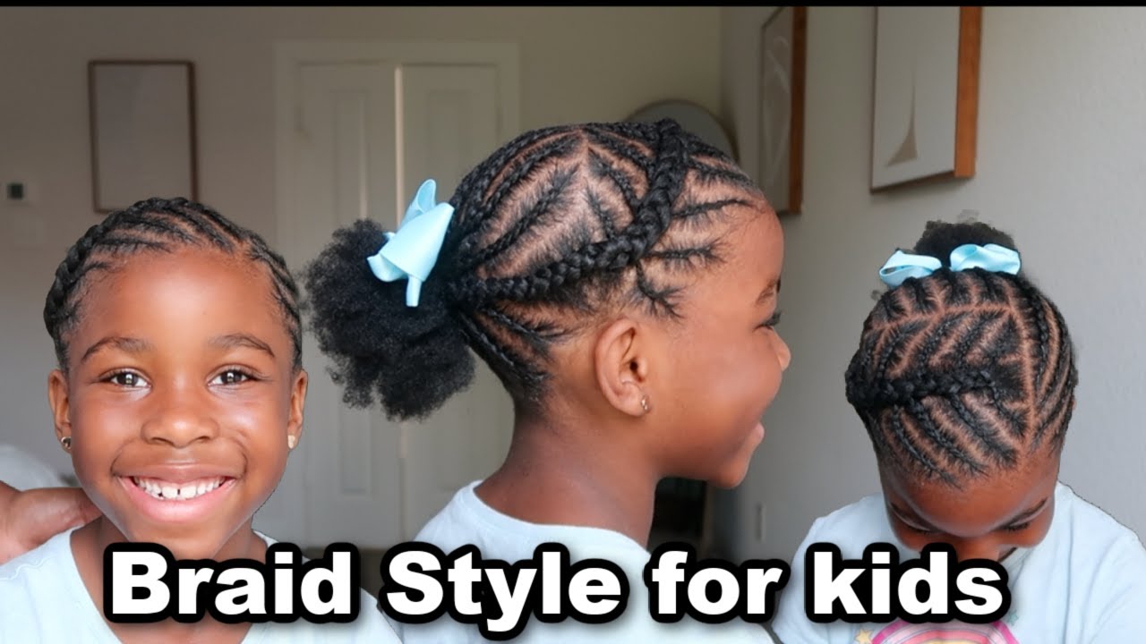 Back to School Braid Style for kids🎀 - YouTube