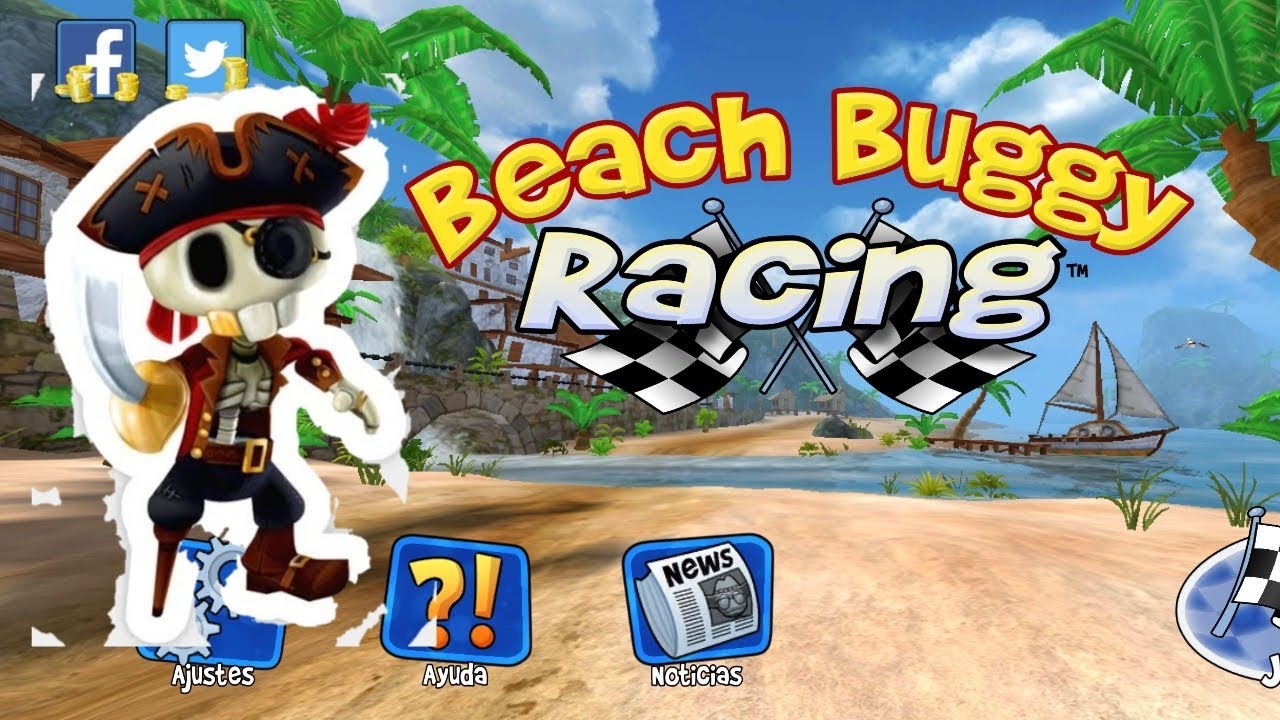Beach Buggy Racing McSkelly Duel - YouTube