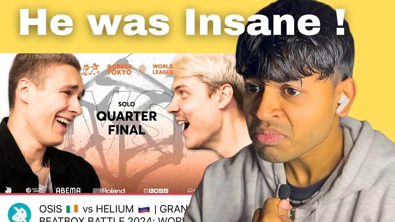 INDIAN Beatboxer Reacts !! - Helium Vs Osis Grand beatbox battle 2024 ...
