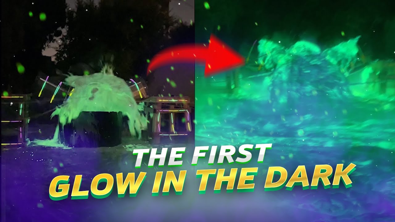 The first glow in the dark experiment (Science experiments) - YouTube