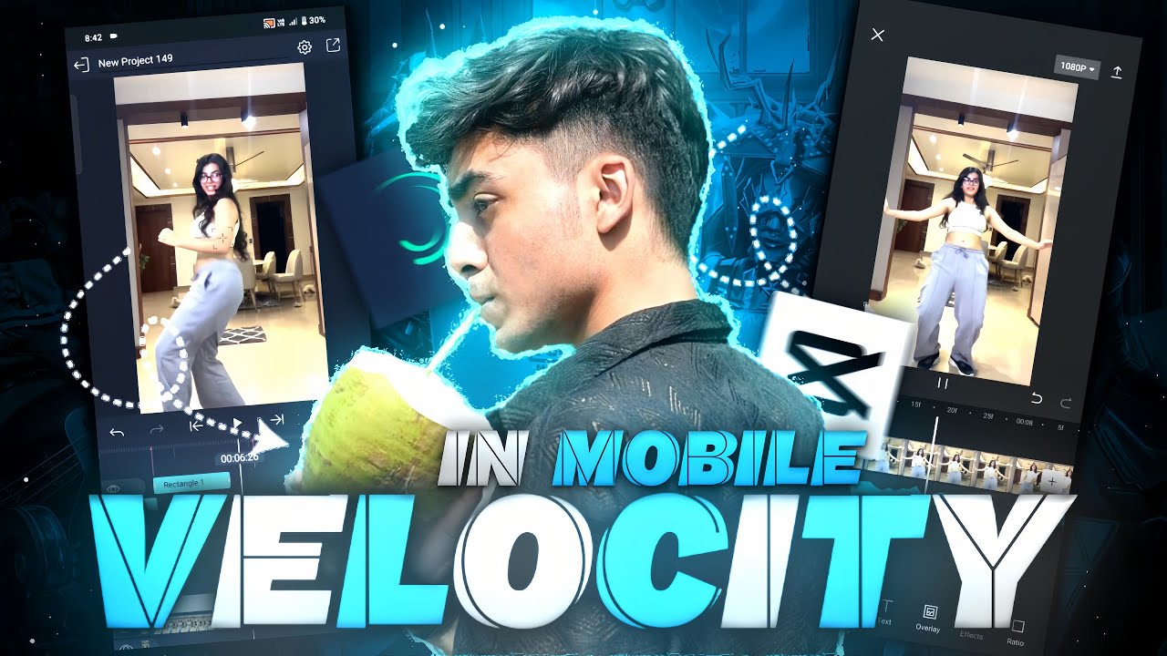 How To Edit Velocity In Mobile | Velocity Editing Tutorial | Capcut - Alight Motion | - YouTube