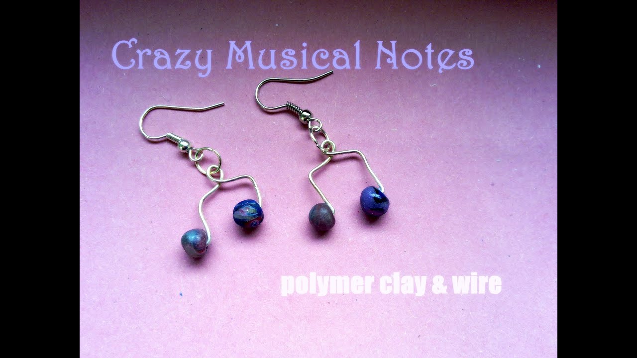 Crazy Musical Notes" Earrings ♬ - YouTube