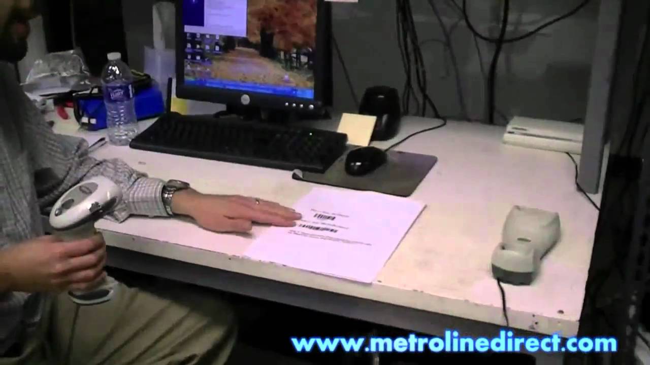 เครื่องอ่านบาร์โค้ดต่อเชื่อมกับคอมพิวเตอร์ metrolinedirect com How to ...
