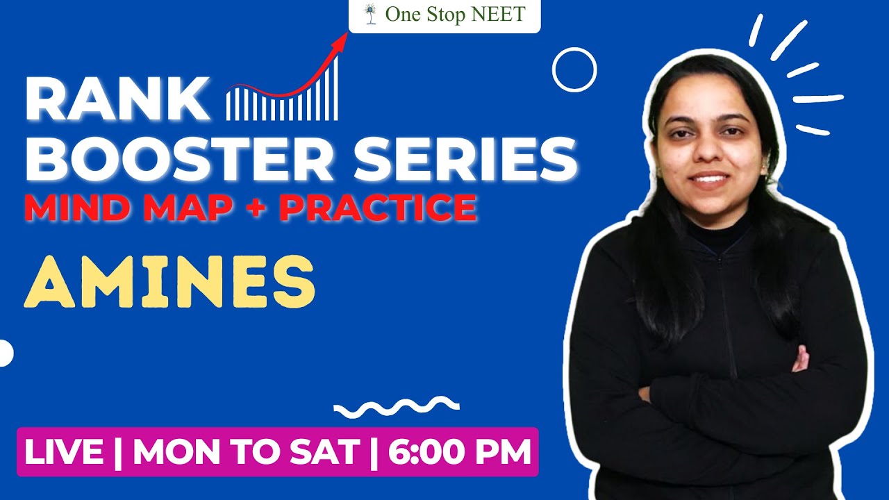Rank Booster Series NEET 2023 | Amines | Mind Map | Chemistry | Simran ...