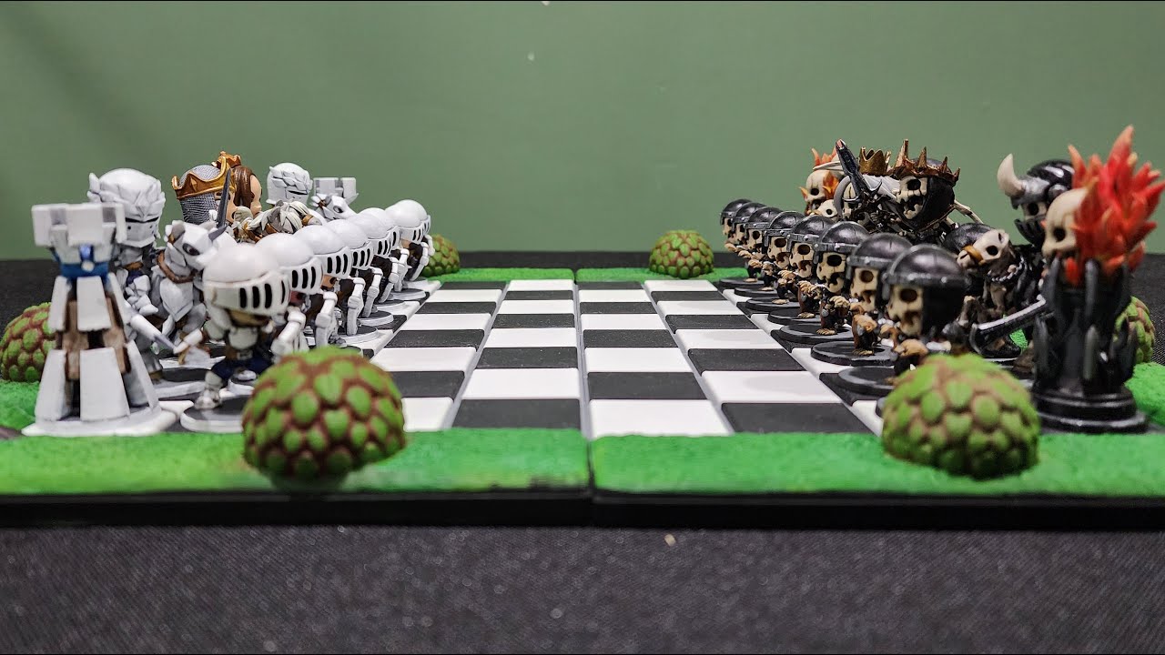 I made my own Chibi Miniatures Chess Set - YouTube