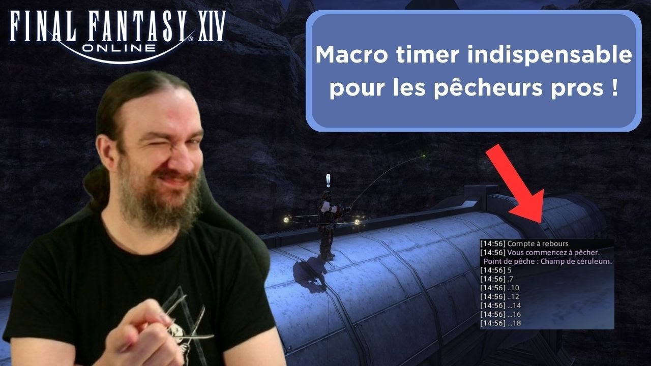 FF14 Guide - Macro timer indispensable pour la pêche - YouTube