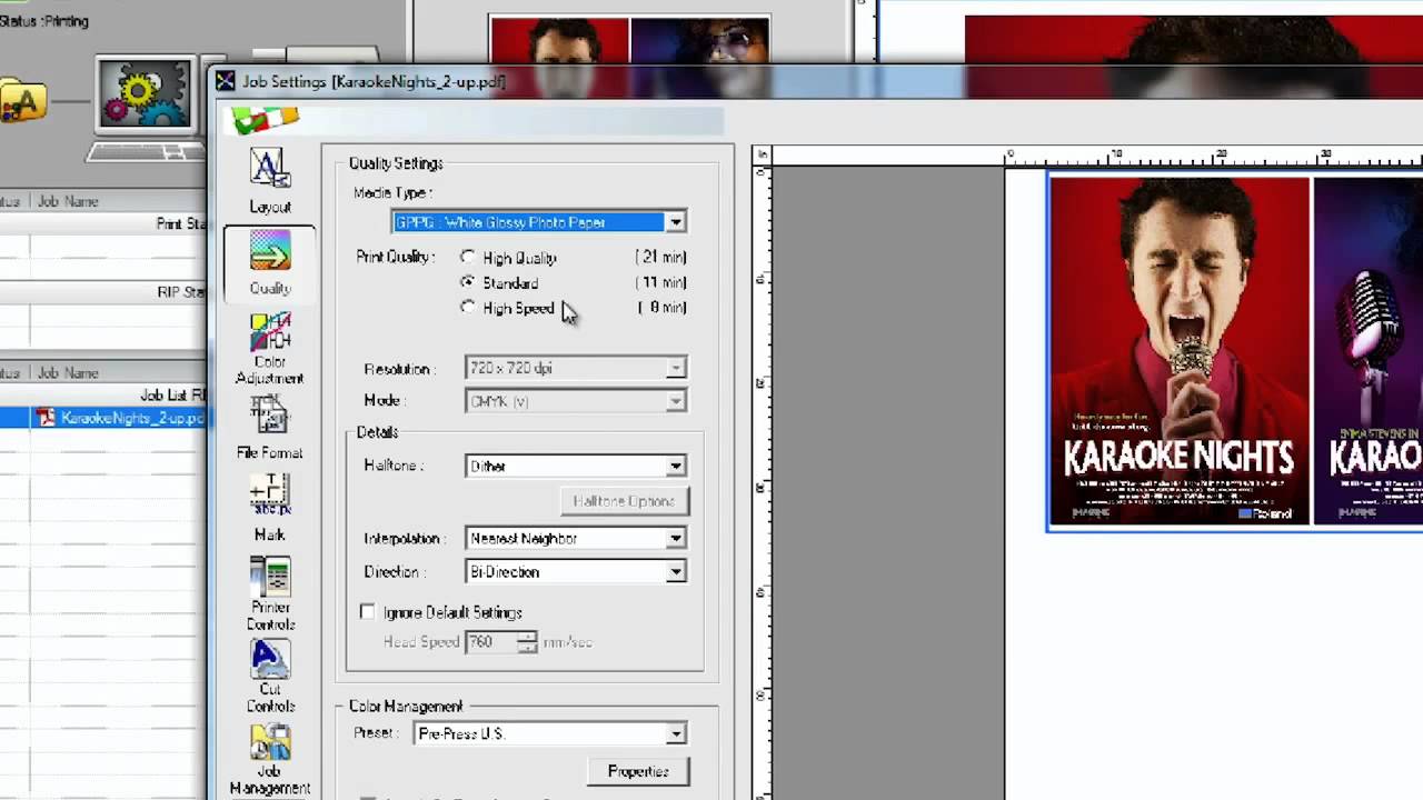 VersaArt RE-640 VersaWorks - YouTube