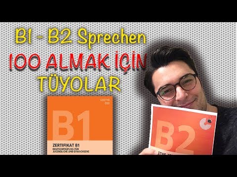 ALMANCA KONUŞMA SINAVI -  (Pratik Almanca B1 ve B2)