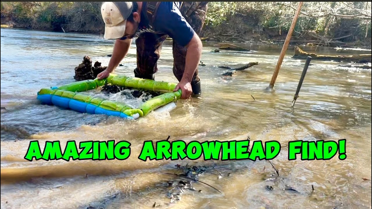 Sifting Ancient Native American Waters For Arrowheads & Artifacts ...