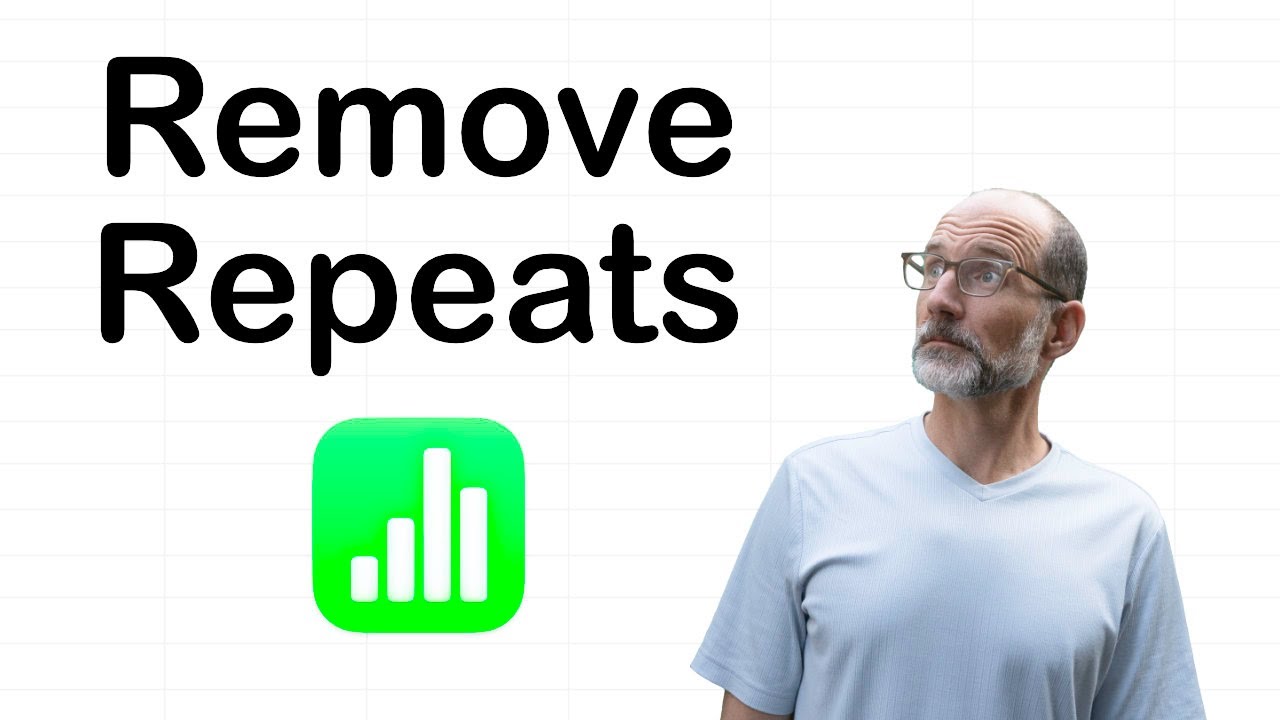 Remove Duplicate Data In Apple Numbers YouTube Remove Duplicate Data In Apple Numbers YouTube