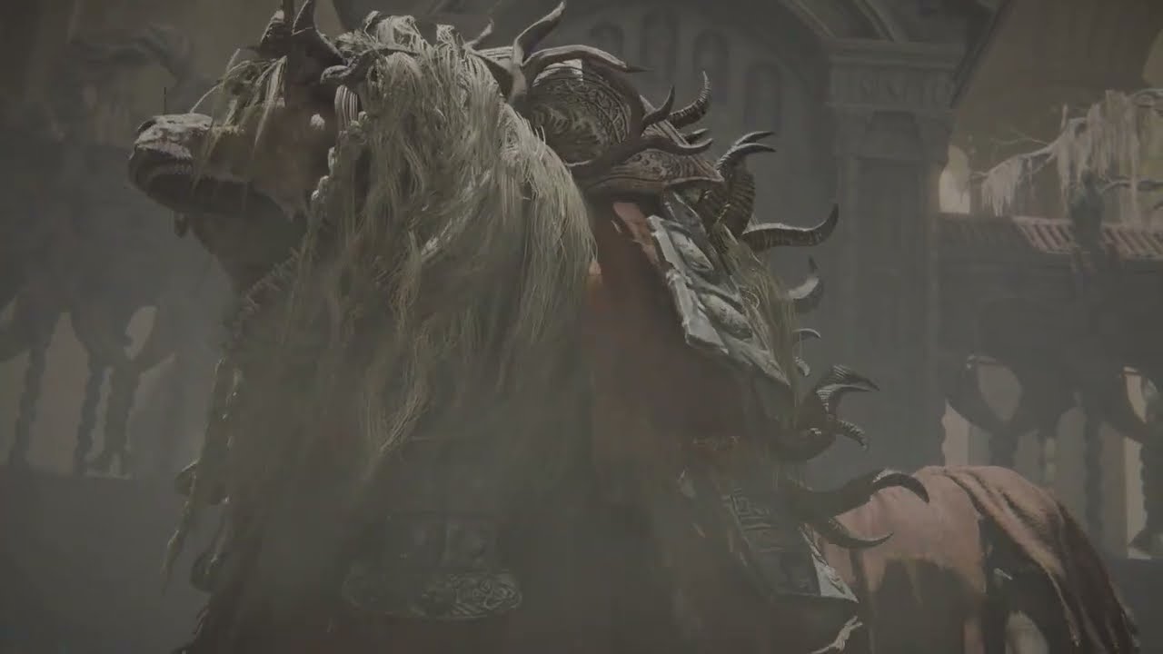Divine Beast Dancing Lion intro Cutscene. Elden Ring Shadow of the Erd ...