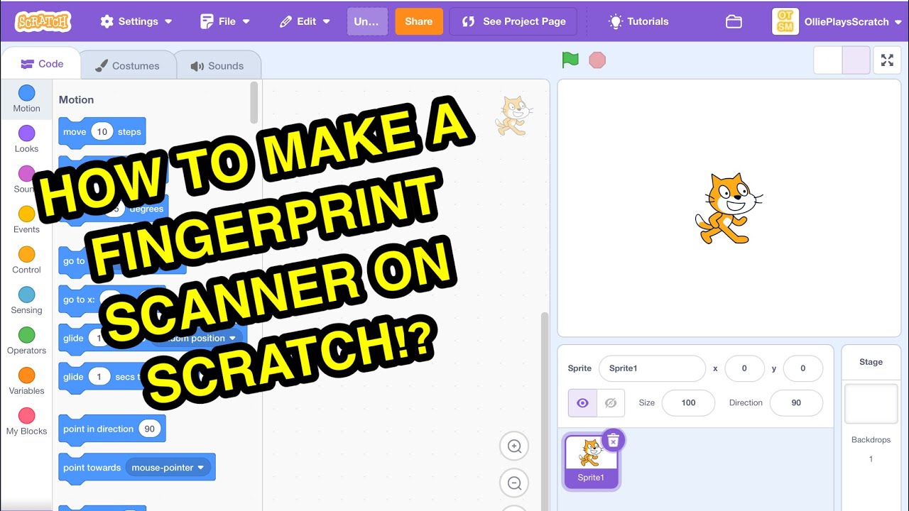 How To Make A Fingerprint Scanner On Scratch! - YouTube