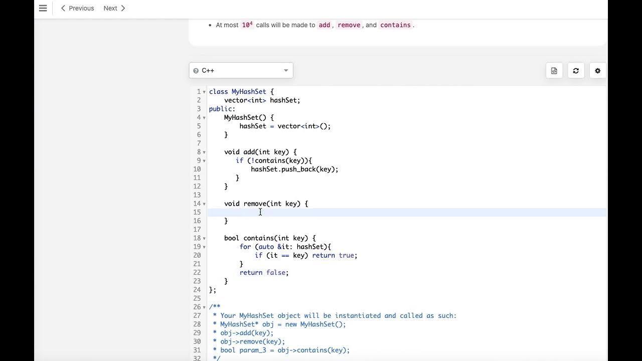 Design Hashset Youtube