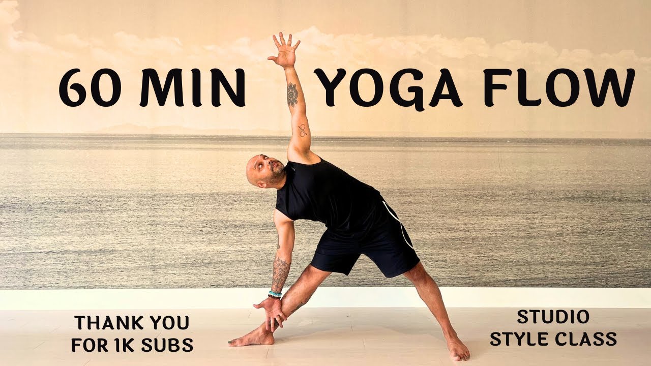 60 Minute Vinyasa Flow | Full Yoga Class | Yoga for Strength ...