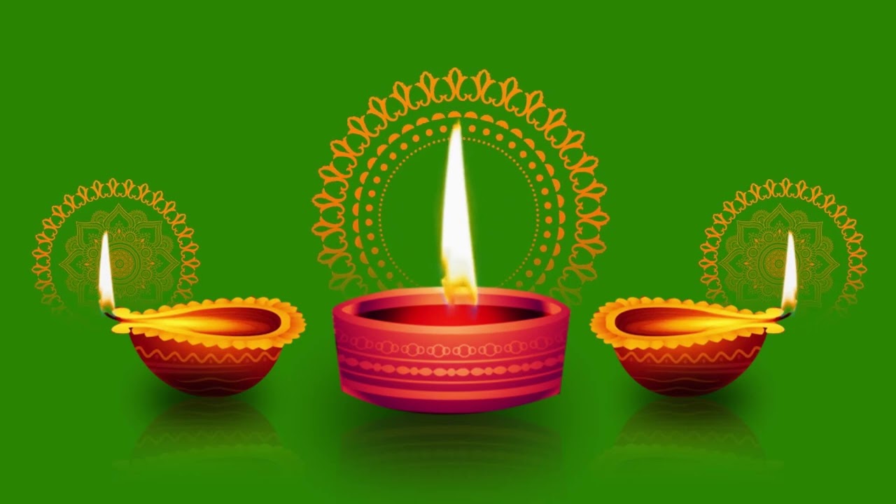 Animated Diwali Diya Green Screen Effect II Free Festival Graphics ...