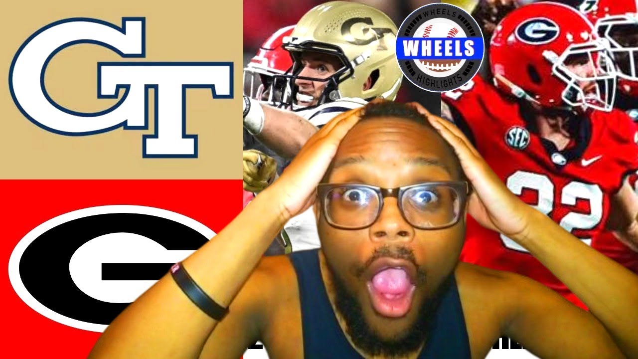 #7 Georgia vs Georgia Tech (GAME OF THE YEAR!) Reaction - YouTube