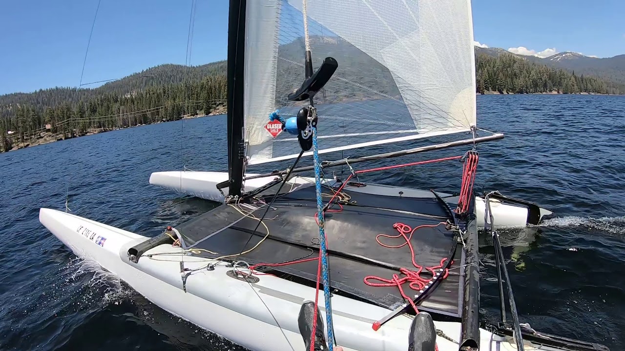 Nacra A3 Huntington Lake June 2019 - YouTube