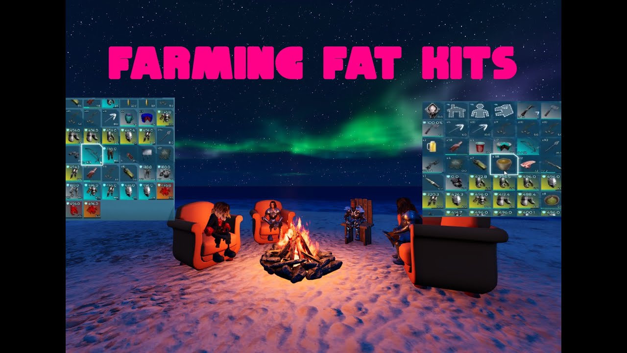 Farming FAT KITS with COMPBOW ONLY! Ark Ascended Official PvP ...