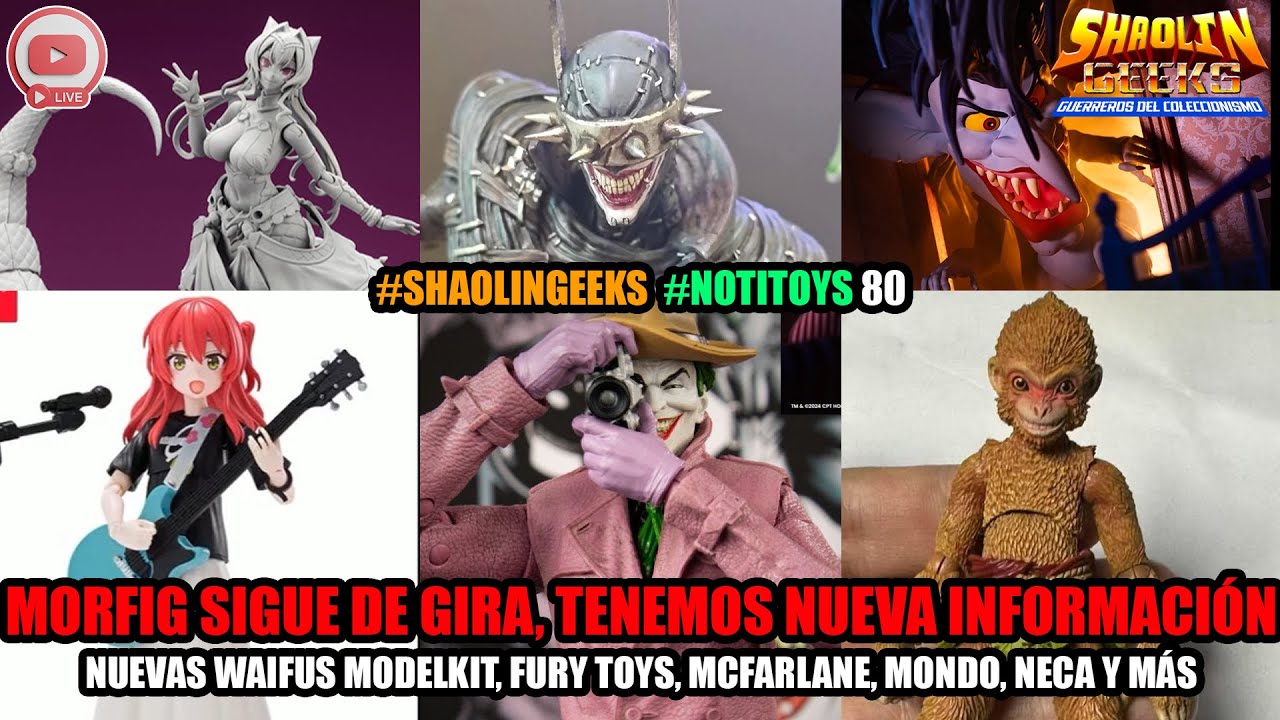 INART MORFIG sigue elevando el hype, nuevas Bandai 3M, Fury Toys, Mondo ...